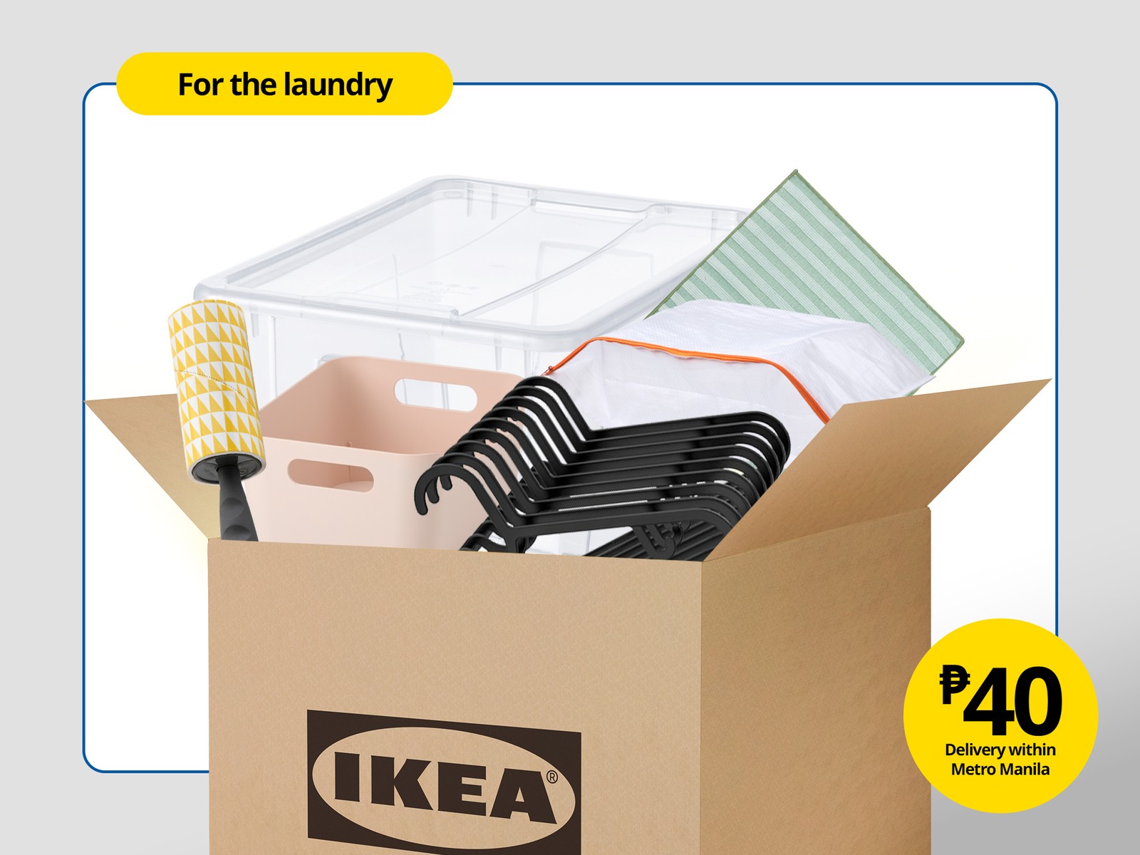 Ship your laundry needs for only ₱40! - IKEA