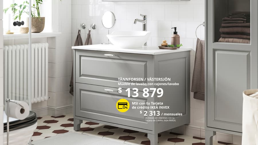 Baños modernos a medida ¡Diseña el ideal! - IKEA México