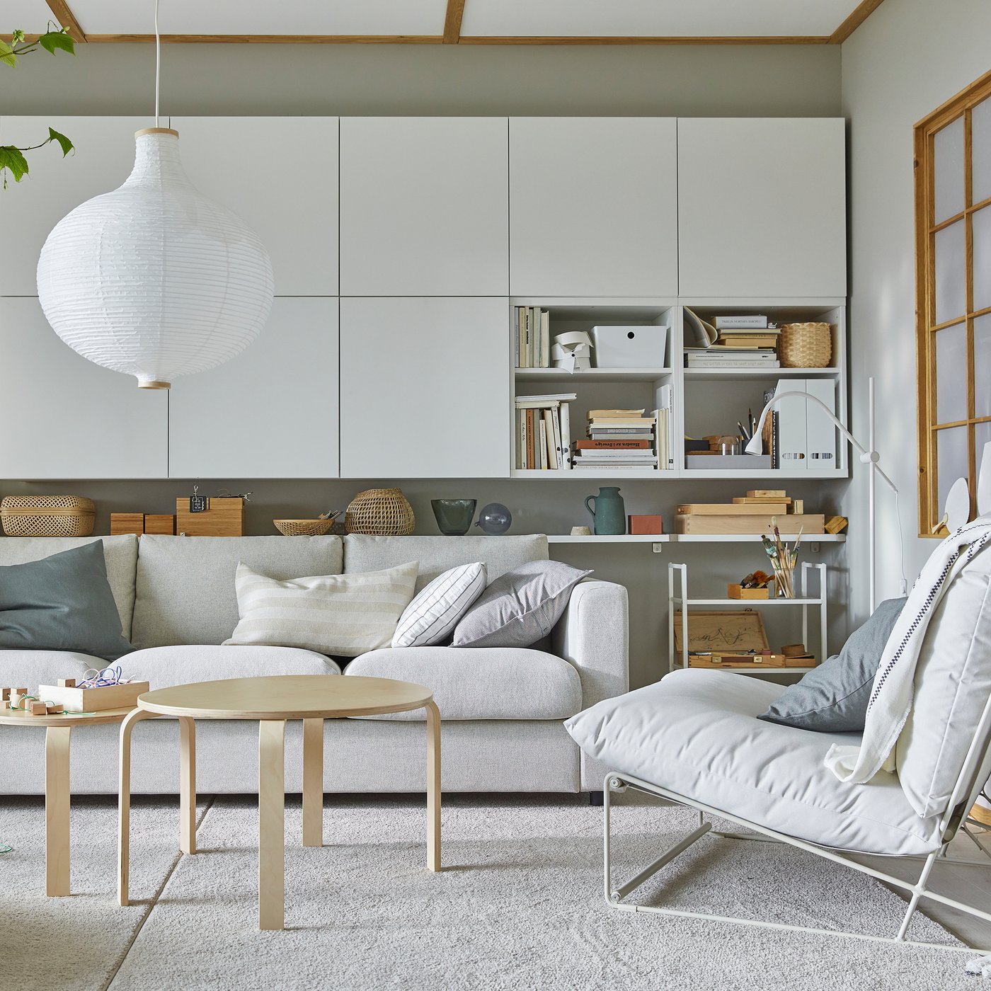 A stylish and storage-friendly living room - IKEA CA