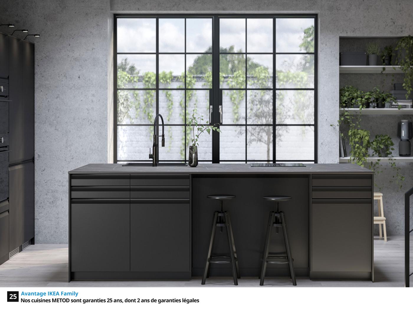 Cuisines METOD finition UPPLÖV anthracite - IKEA