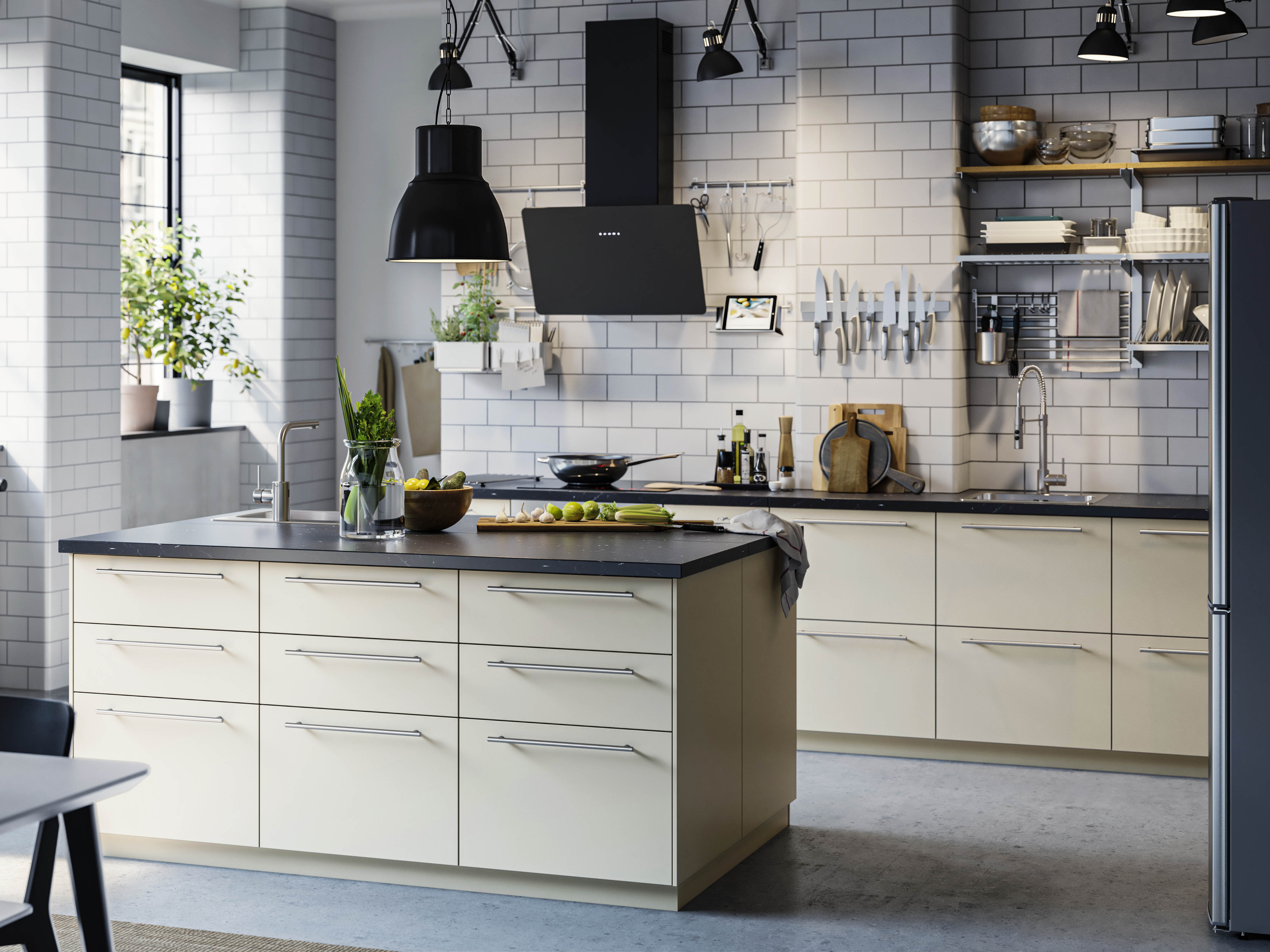 Cream Kitchen - Beige Kitchen - Off-White Kitchen - IKEA