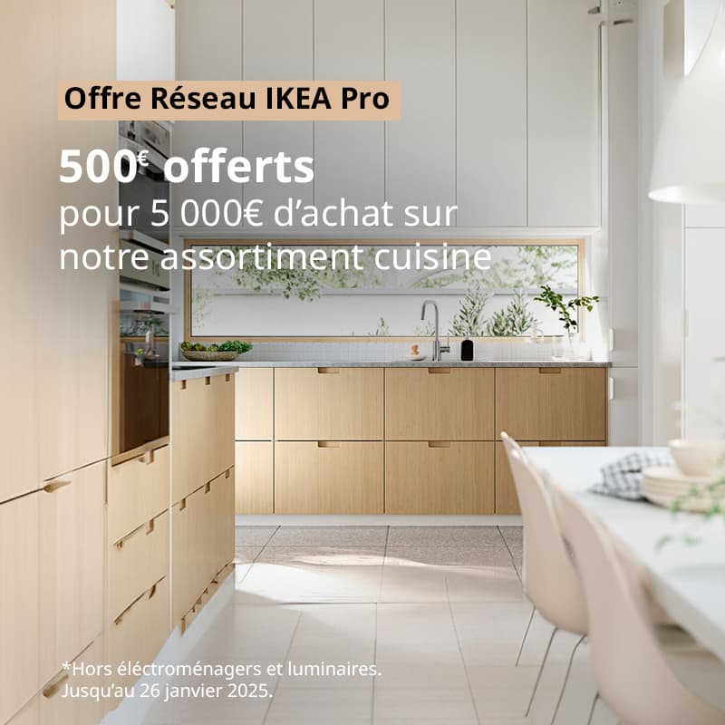IKEA pour les pros - Programme de fidélité gratuit - IKEA