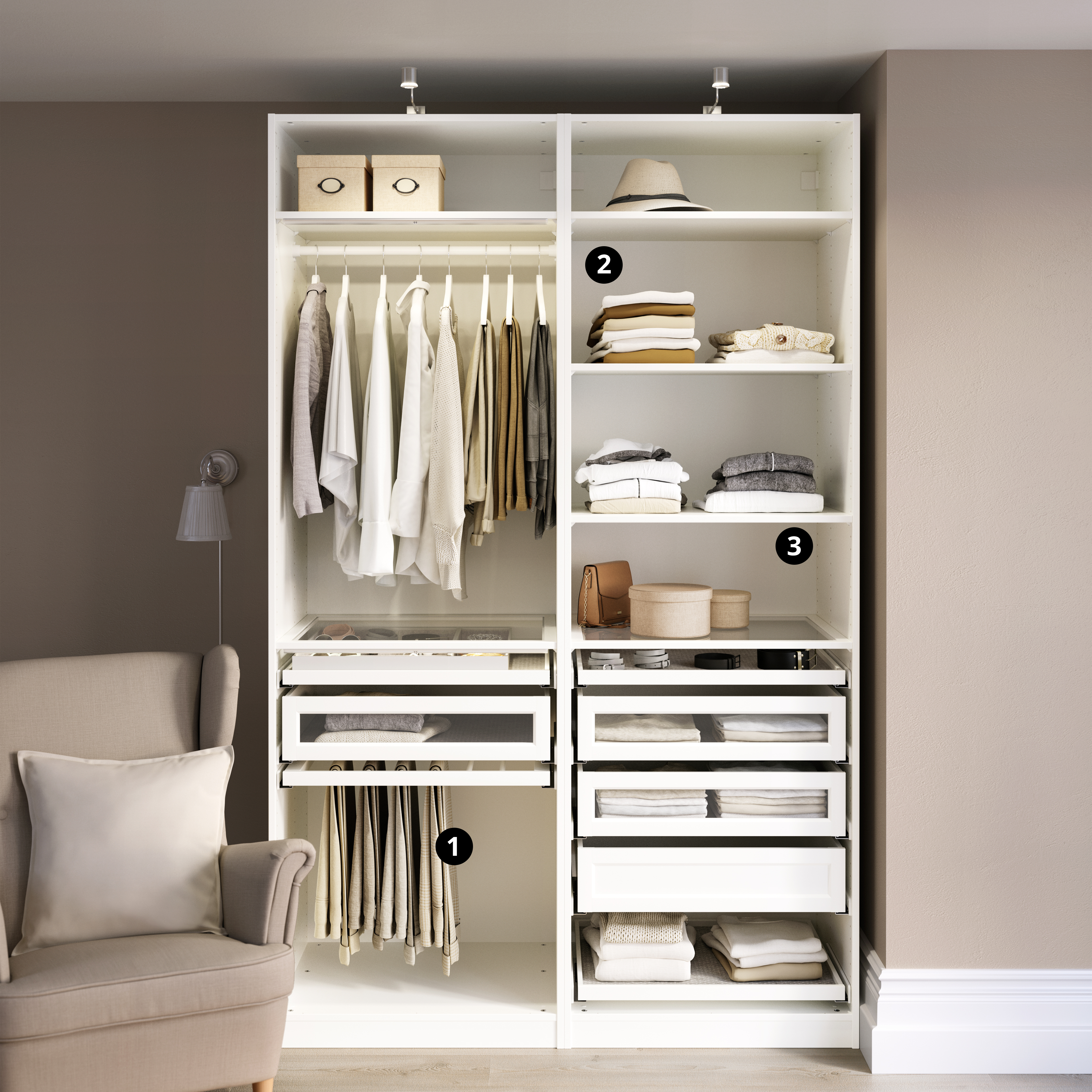 KOMPLEMENT garderobsinredning - IKEA