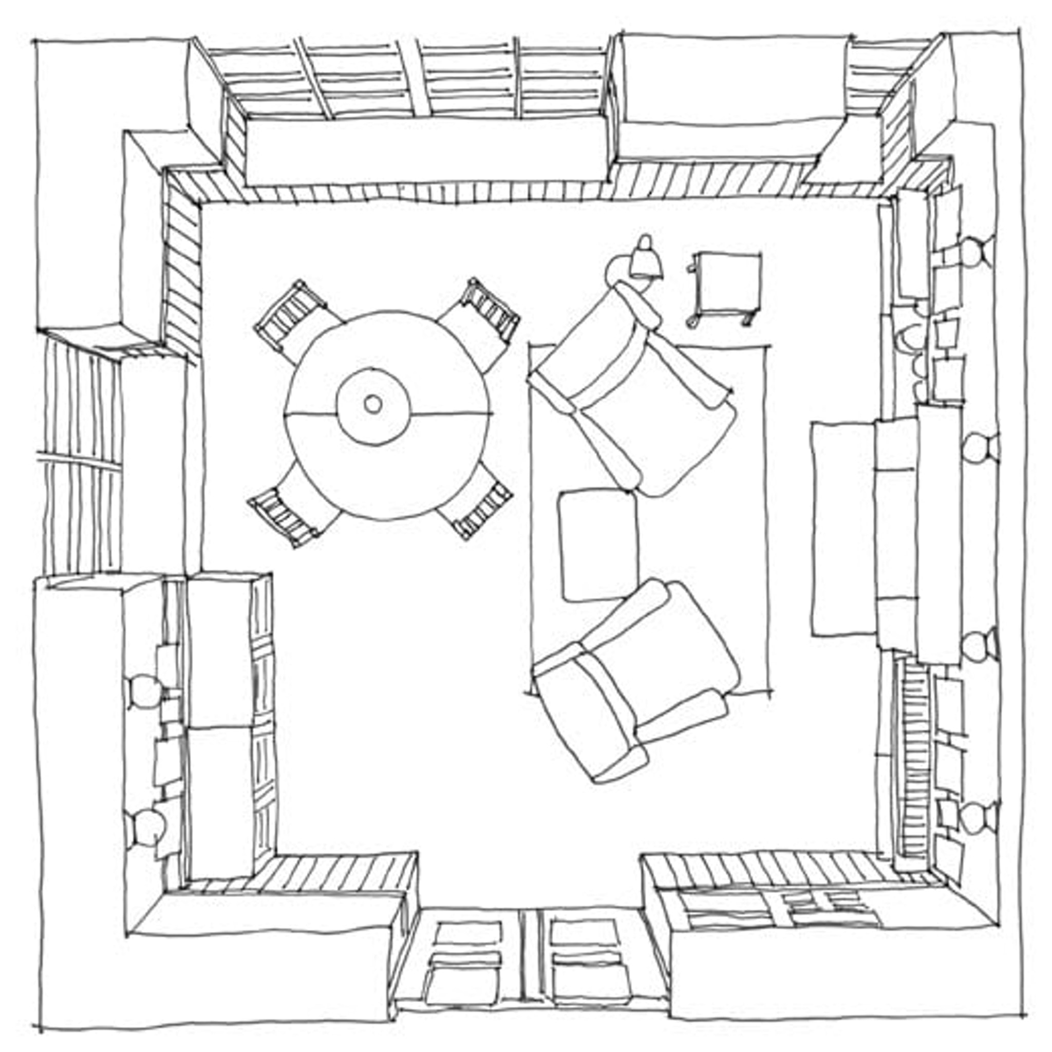 Knusse woonkamer, klein budget - IKEA