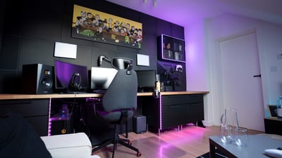 Studio i pokój gamingowy Kamila "Kalucha" Kalińskiego - IKEA