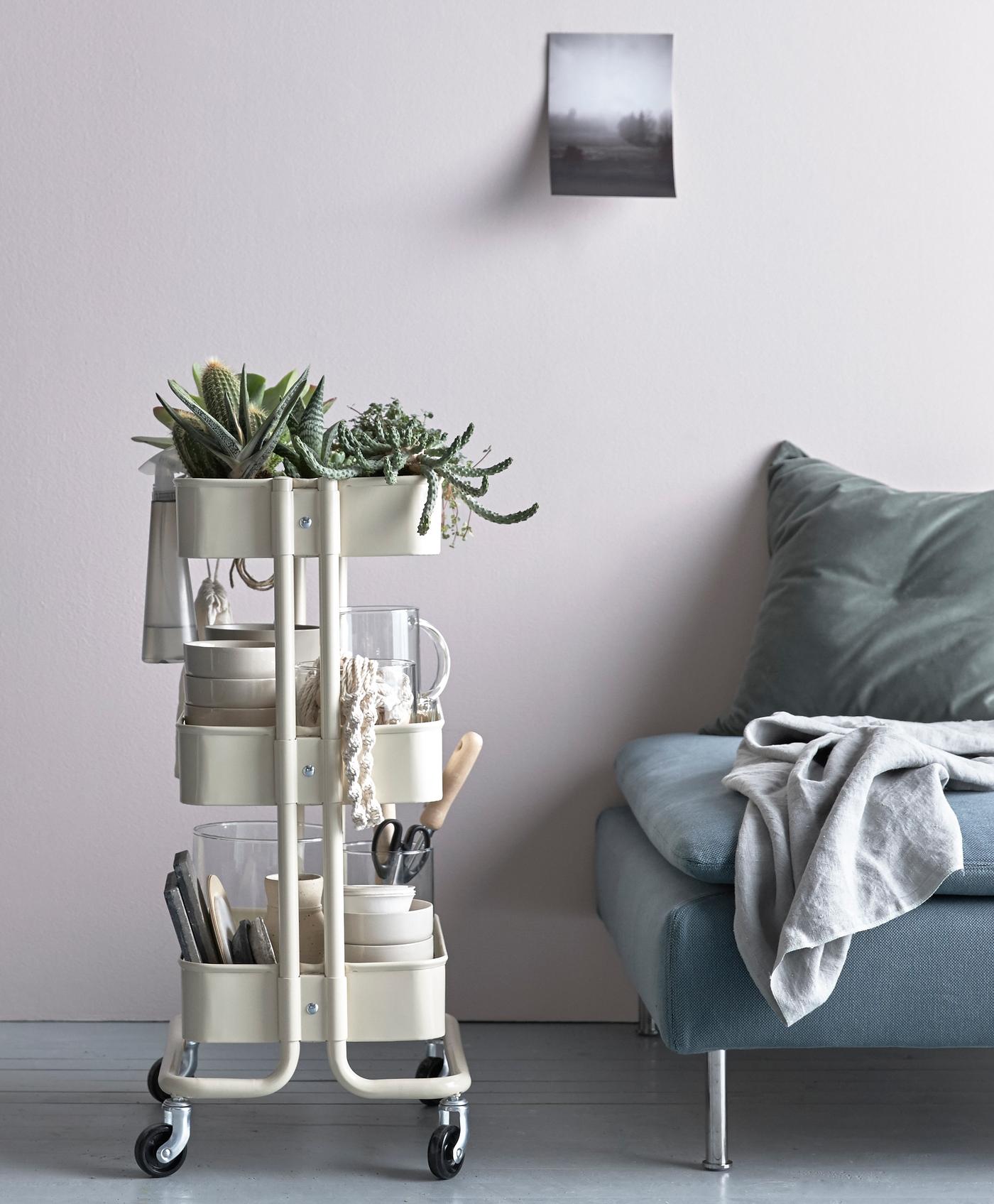 3 stylish takes on the RÅSKOG trolley - IKEA