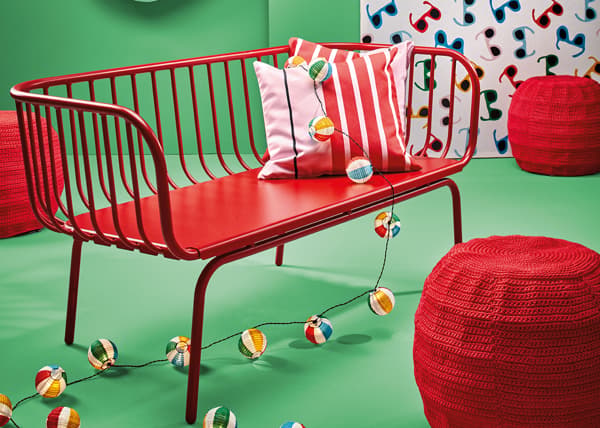Ikea Gartenbank Rot