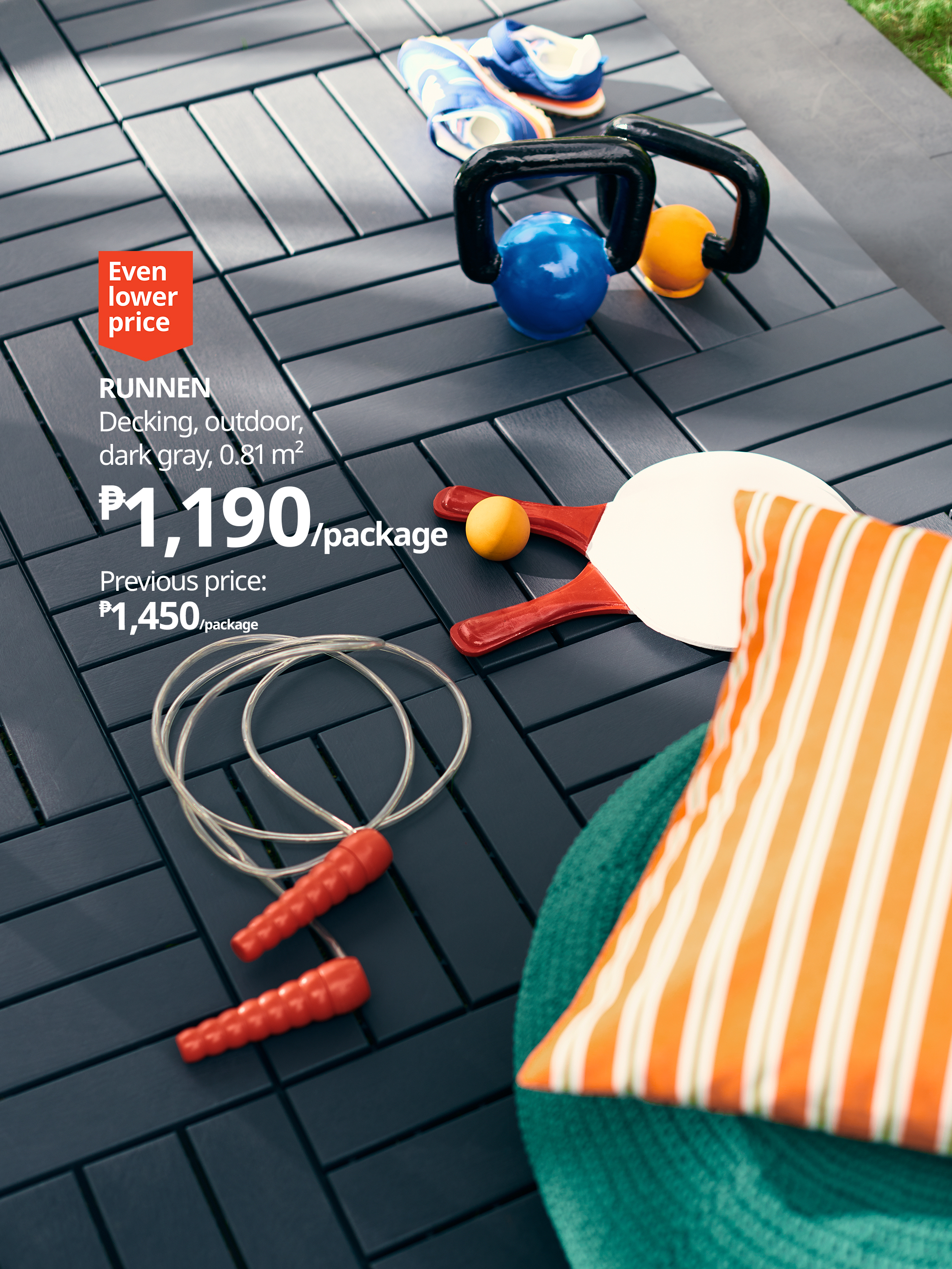 Update with new outdoor furniture - IKEA