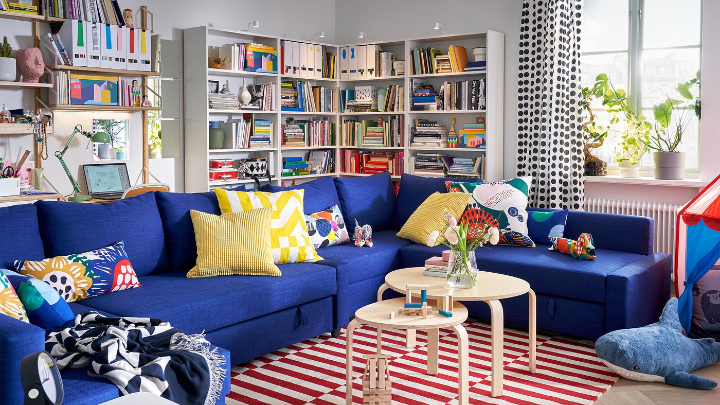 A sala extremamente funcional - IKEA