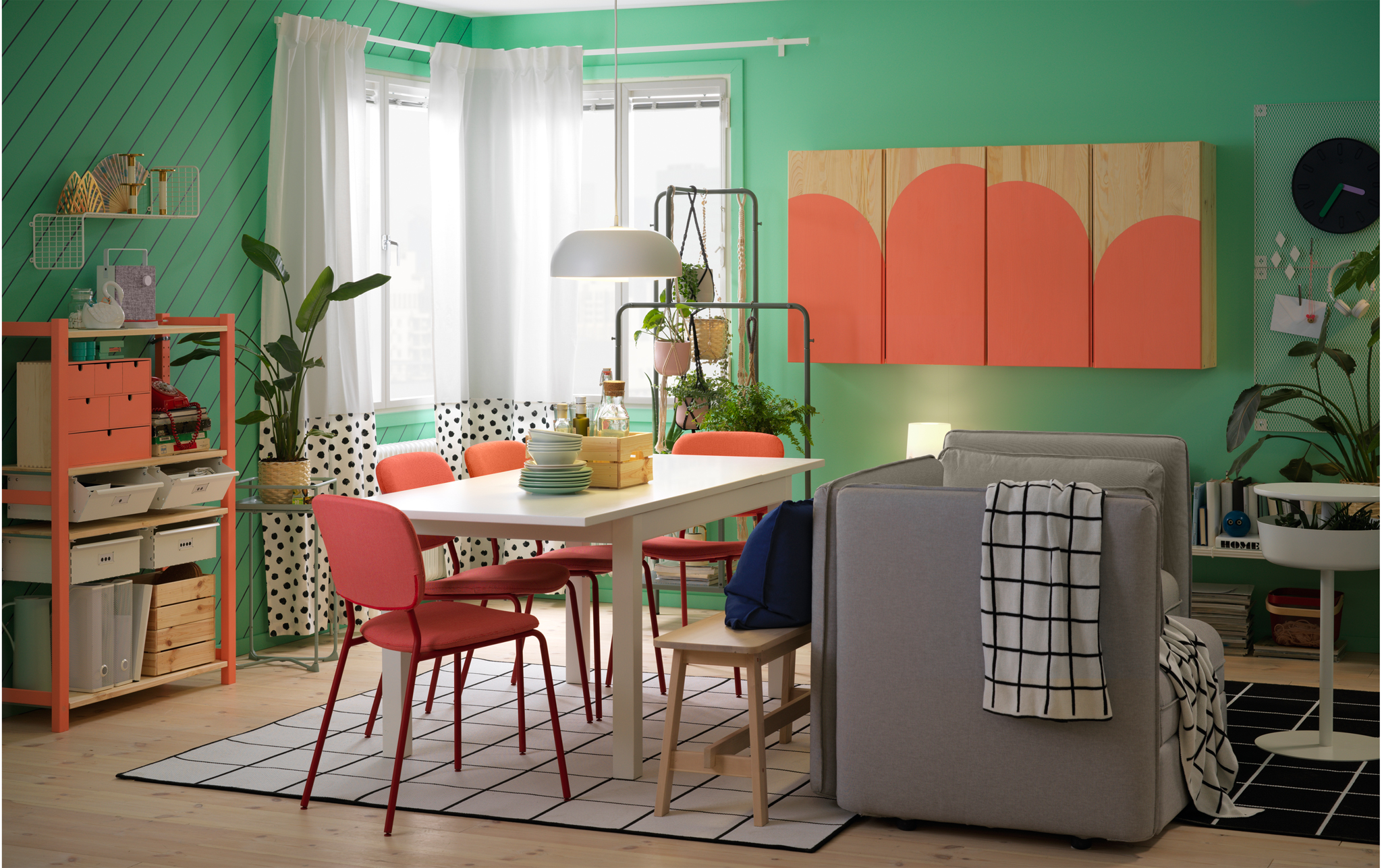 Coin repas abordable, spacieux et confortable - IKEA