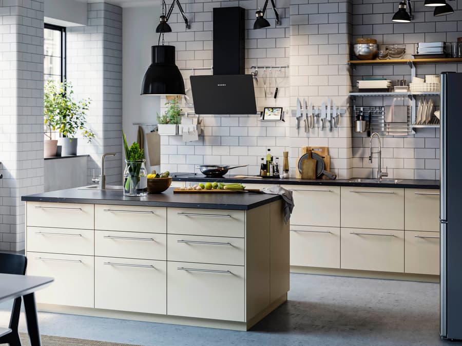 Bež kuhinje – krem kuhinje– krem bela kuhinja - IKEA