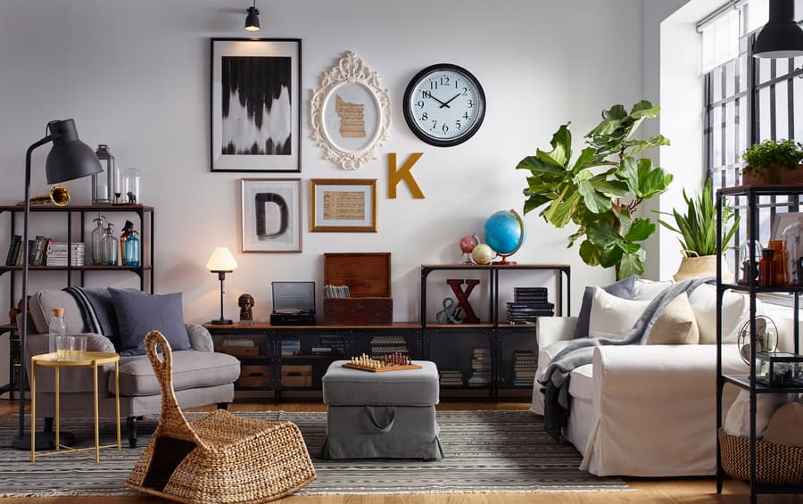 Industriell stil til stua - IKEA