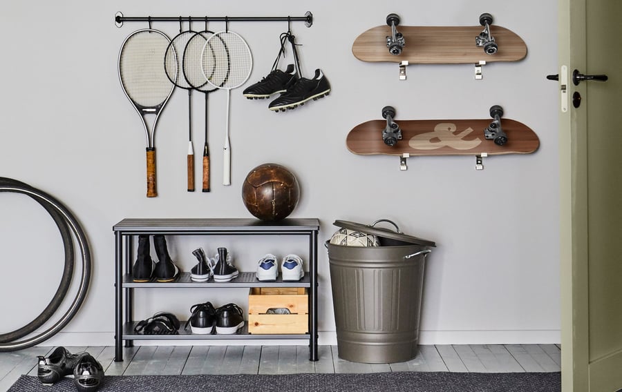 A few ways to store your athletic gear - IKEA CA