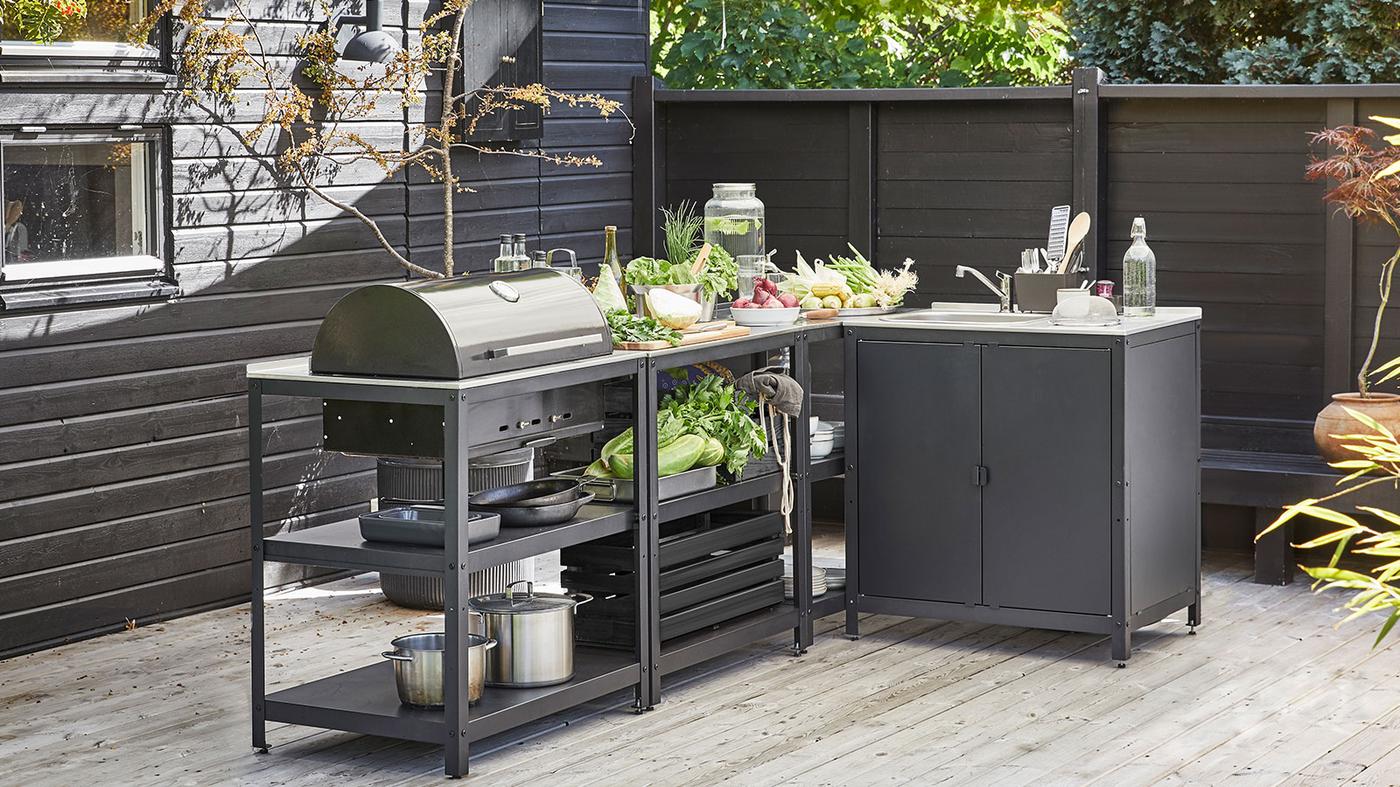 Bygge et utekjøkken - inspirasjon og tips - IKEA