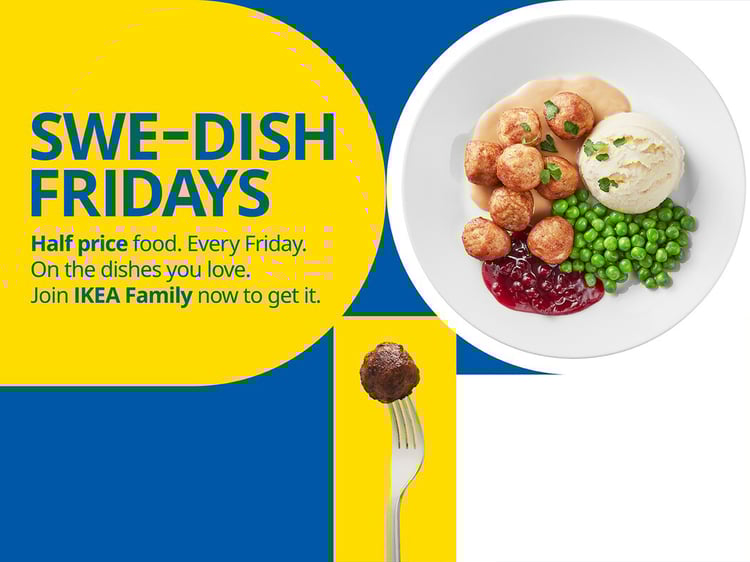 IKEA to offer meals for half price every Friday - IKEA UK