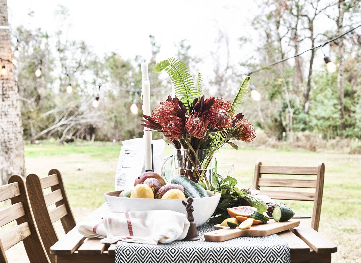 Idées pour repas estival et décontracté en plein air - IKEA
