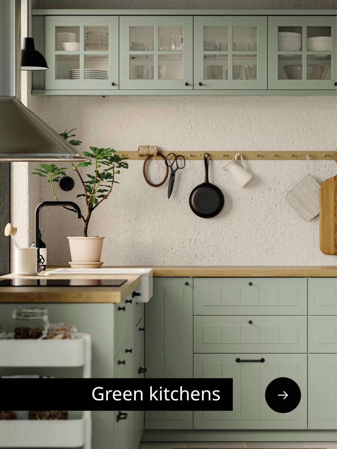Green Kitchen - See Our Range Of Green Kitchens - IKEA UK