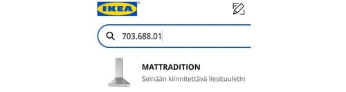 Kodinkonevaraosat ja -reklamaatiot - IKEA