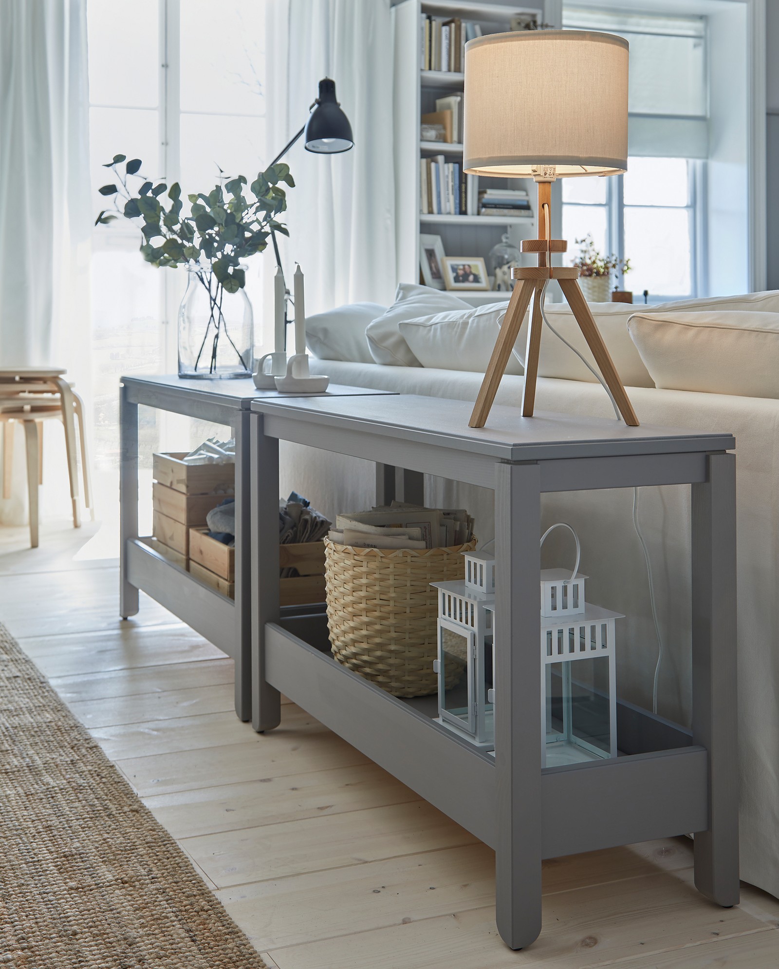 A bright, traditional and coordinated living room - IKEA