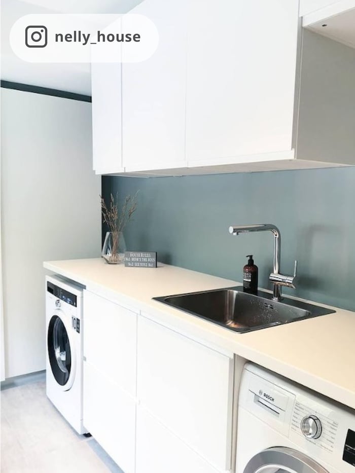 Complete and compact set-up for your home laundry - IKEA