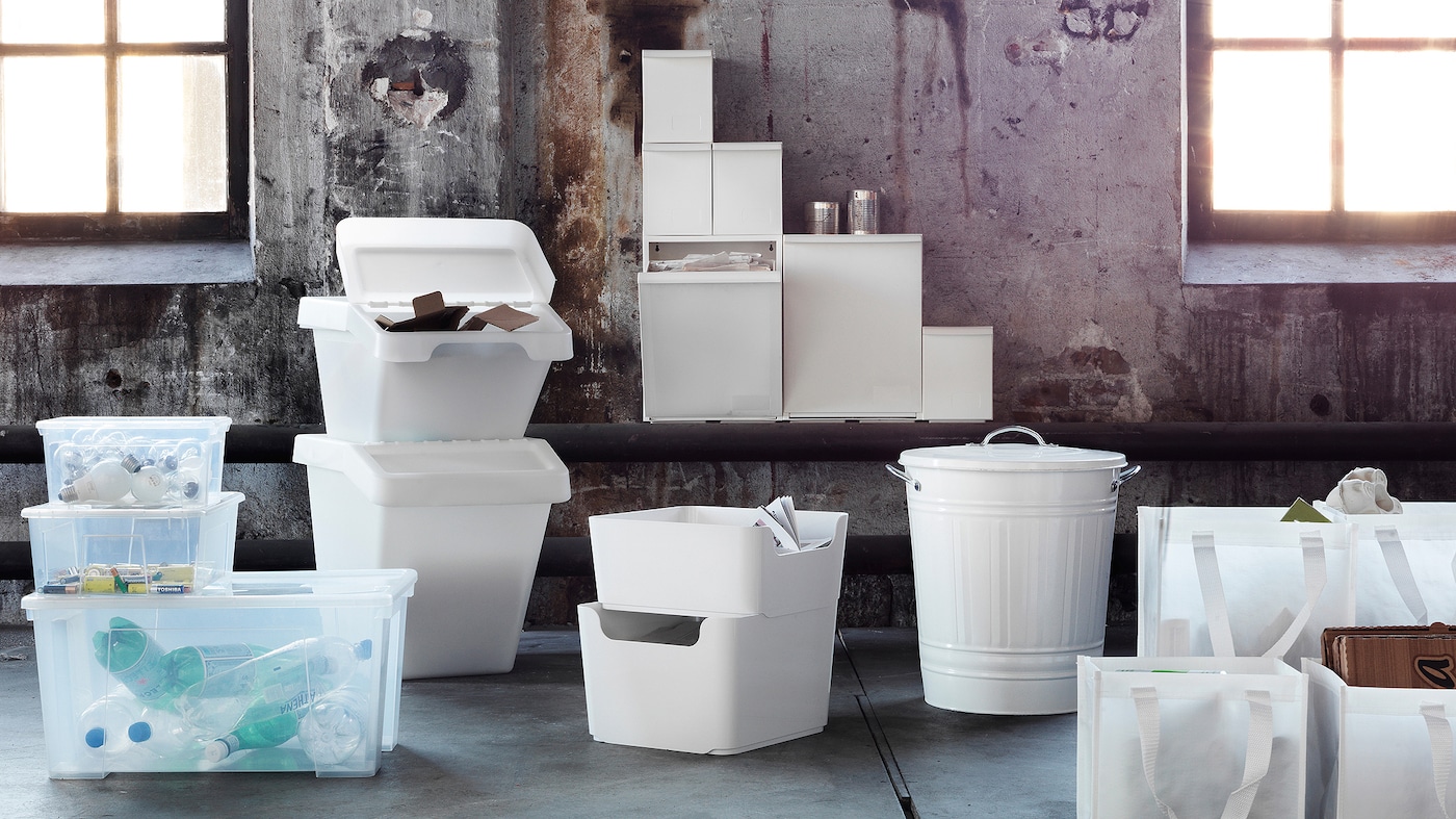 Avfall og kildesortering i hjemmet - IKEA