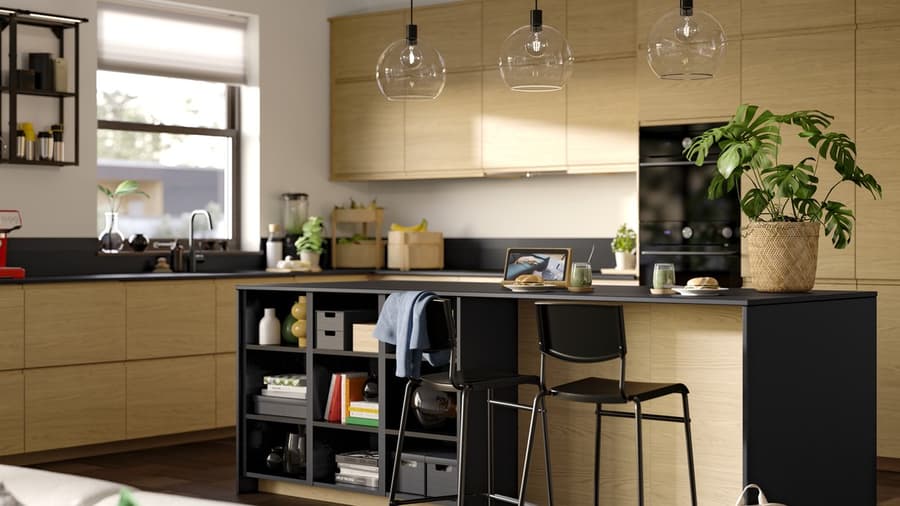 VOXTORP Oak Effect Kitchen Fronts - IKEA Lithuania