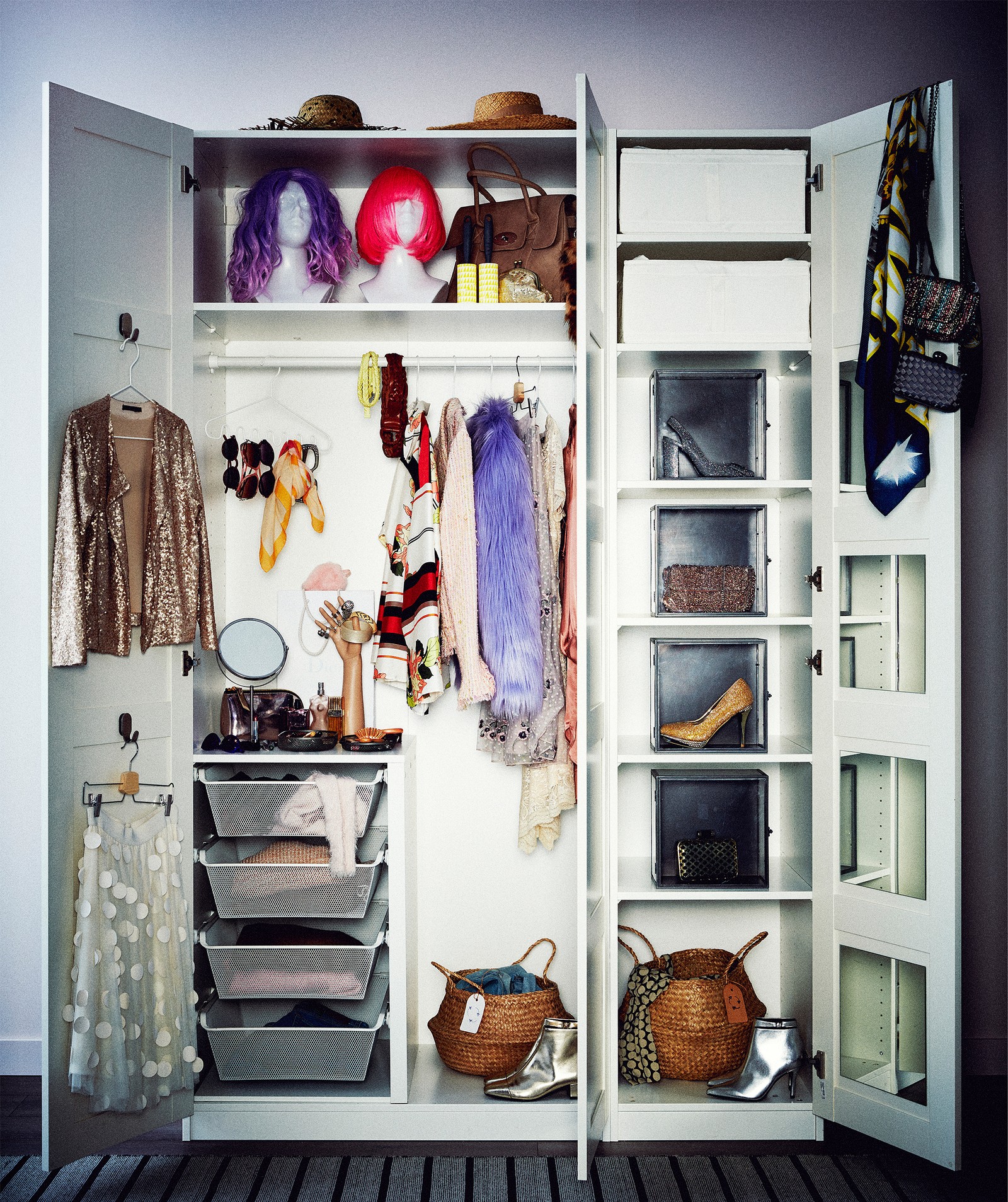 Ways to organise your wardrobe based on who you are - IKEA