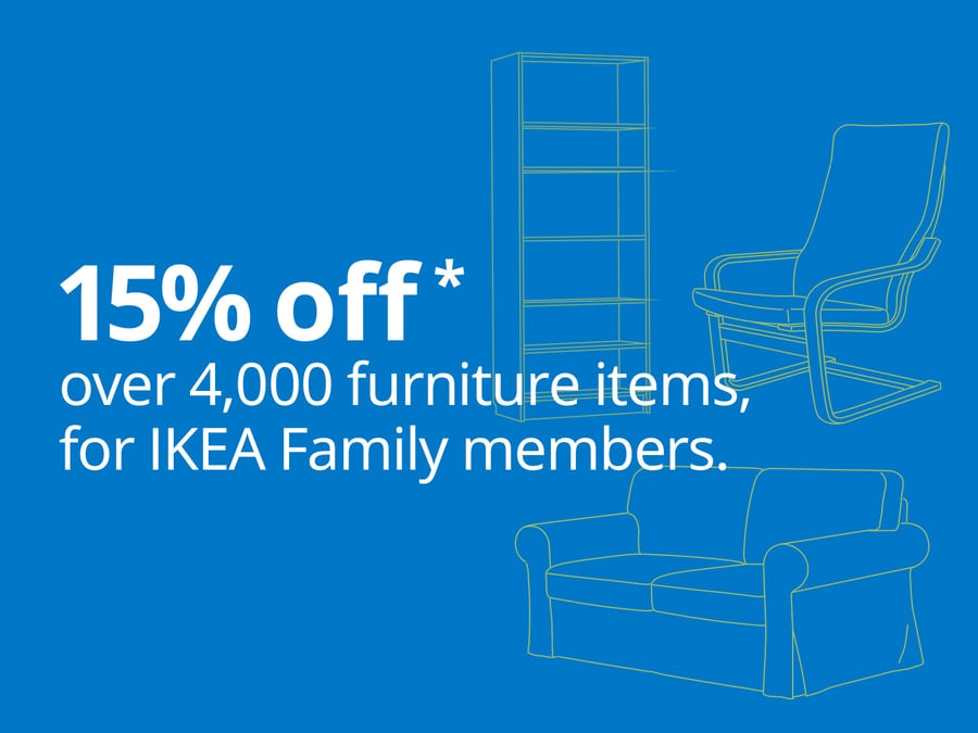 Enjoy members-only 15% off over 4,000 furniture items - IKEA | IKEA ...