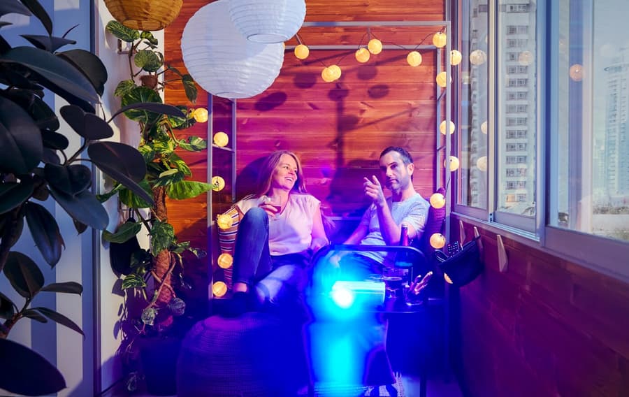 Arrange a spontaneous cinema night on your balcony - IKEA