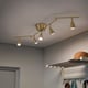 BAROMETER Ceiling track, 5-spots, brass-colour - IKEA