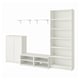 BILLY / BESTÅ TV storage combination, white, 280x40x202 cm (1101/4x153 ...