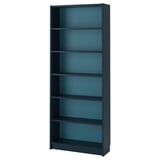 BILLY bookcase, black oak effect, 80x28x202 cm (311/2x11x791/2") - IKEA