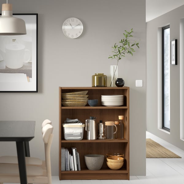 BILLY Bookcase, brown walnut effect, 80x28x106 cm (311/2x11x413/4") - IKEA