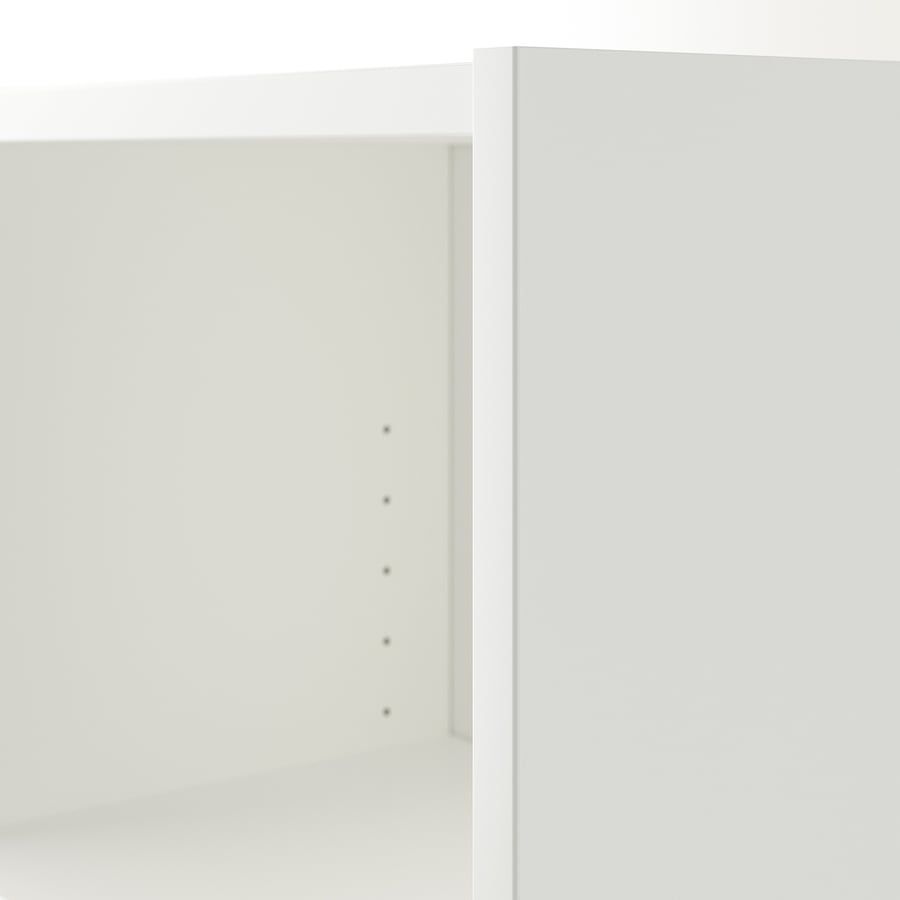 BILLY bookcase combination/crnr solution, white, 95/95x28x202 cm (373/8 ...