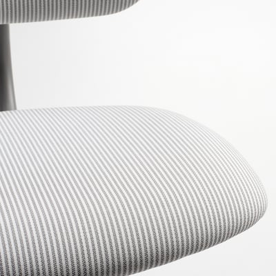 BLECKBERGET swivel chair, Klovsta white/grey - IKEA