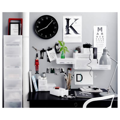 BONDIS wall clock, black, 38 cm (15") - IKEA