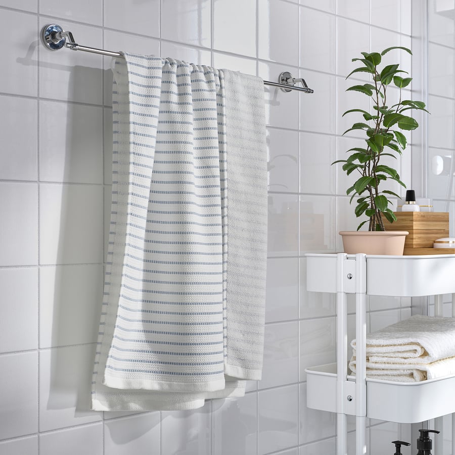 BROKGINST bath towel, white, 70x140 cm (28x55") - IKEA