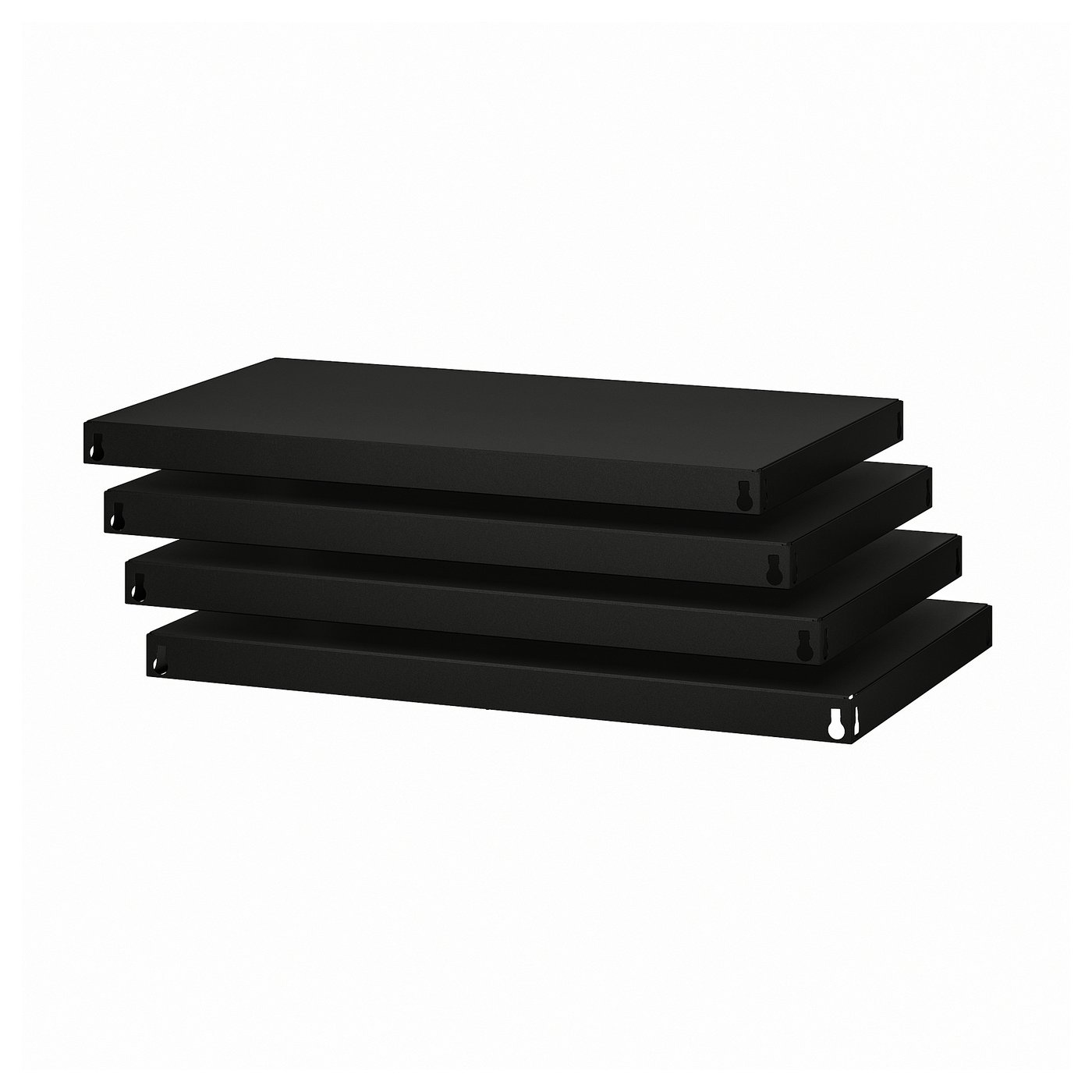BROR shelf, black, 84x54 cm (331/8x211/4") - IKEA