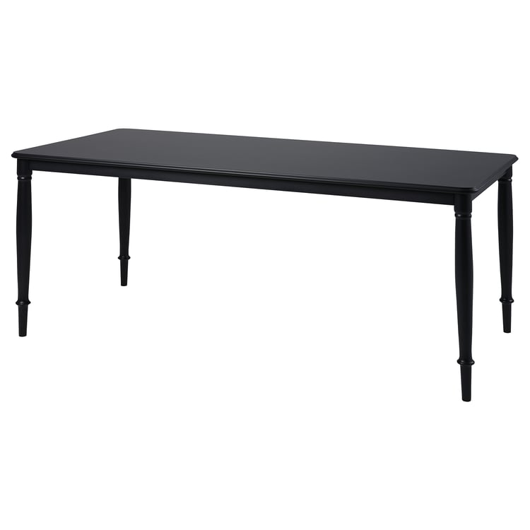 DANDERYD dining table, black, 180x90 cm (707/8x353/8") - IKEA