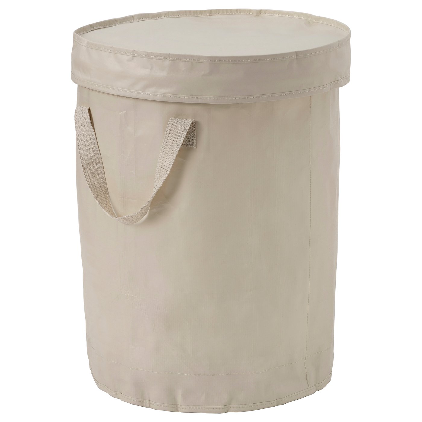 DIMPA sorting bag with lid, light grey-beige, 50 l (1691 oz) - IKEA
