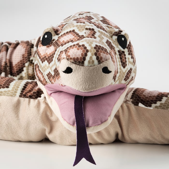 DJUNGELSKOG glove puppet, snake/burmese python - IKEA