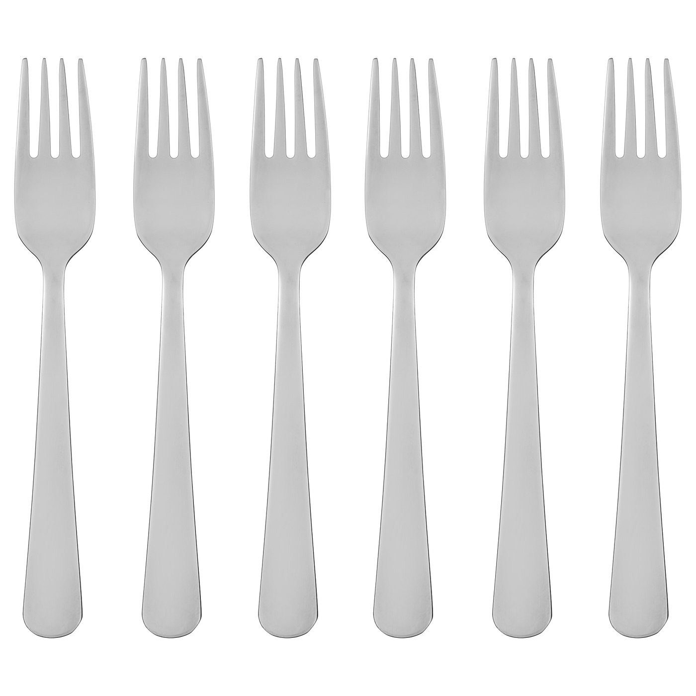 DRAGON salad/dessert fork, stainless steel, 16 cm (6") - IKEA