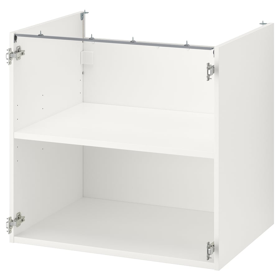 ENHET base cb w shelf, white, 80x60x75 cm (311/2x235/8x291/2") - IKEA