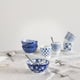 ENTUSIASM mug, patterned/blue, 22 cl (7 oz) - IKEA