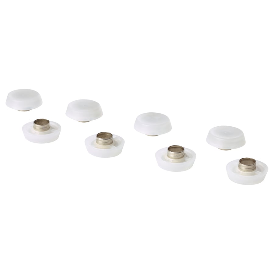 FIXA floor protectors with rivet, transparent - IKEA