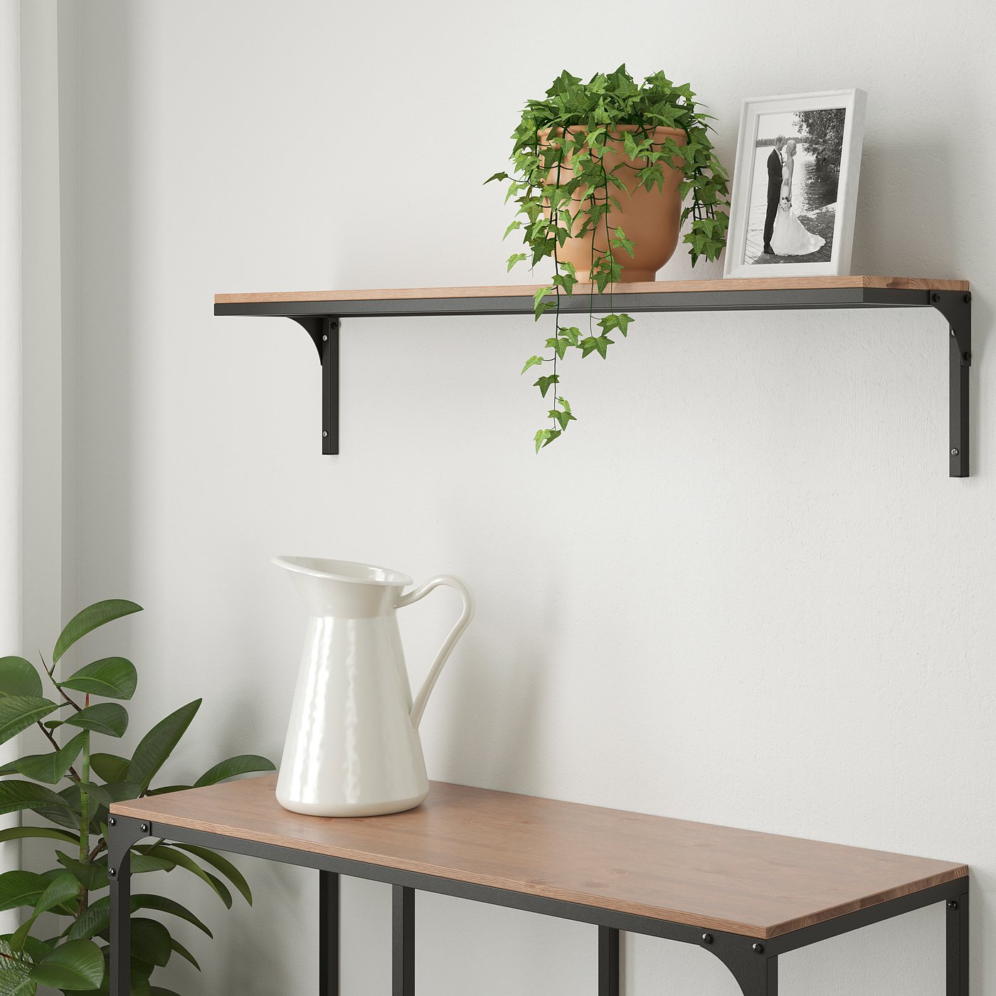 Ikea wall table shelf store