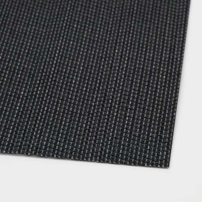 FLYGFISK place mat, dark grey, 38x30 cm (15x12") - IKEA