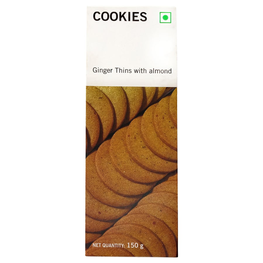 ginger thins with almonds, 150 g (5 oz) - IKEA