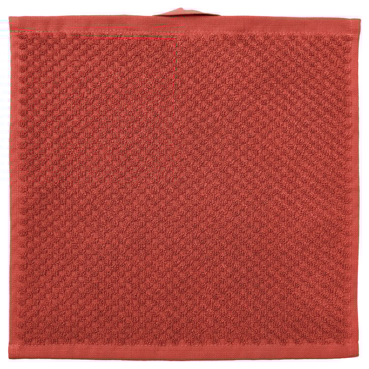 Gulvial washcloth, red-brown, 30x30 cm (12x12") - IKEA