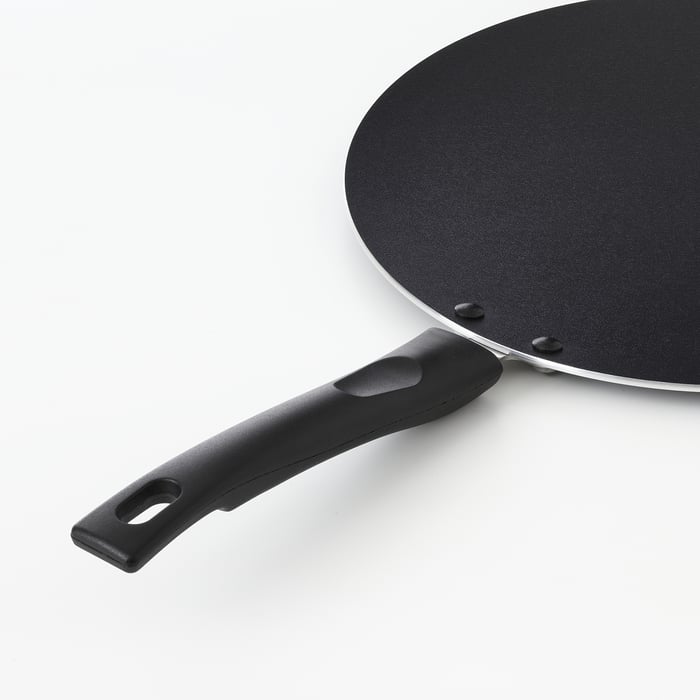 HAMMARHAJ flat pan, black, 28 cm (11") - IKEA